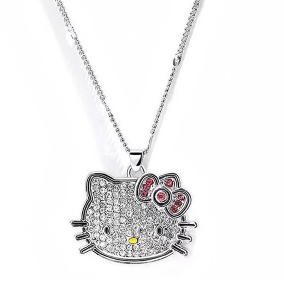 Hello Kitty | Jewelry | Hello Kitty Gemstone Necklace | Poshmark